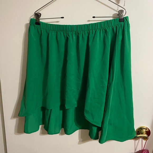 Skirts | Xl Bright Grass Green Short Skirt | Poshmark
